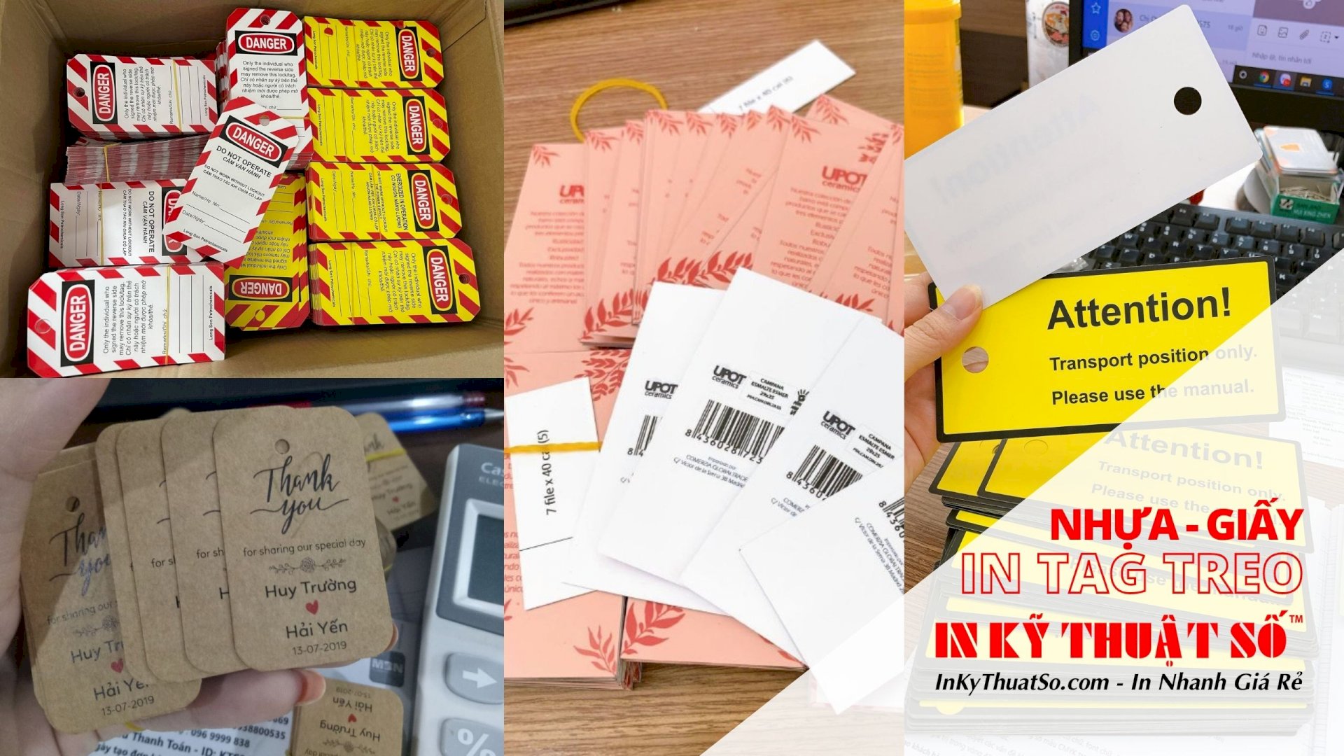 In tag treo, mác treo, thẻ bài, price tag giấy, nhựa dẻo giá rẻ TPHCM