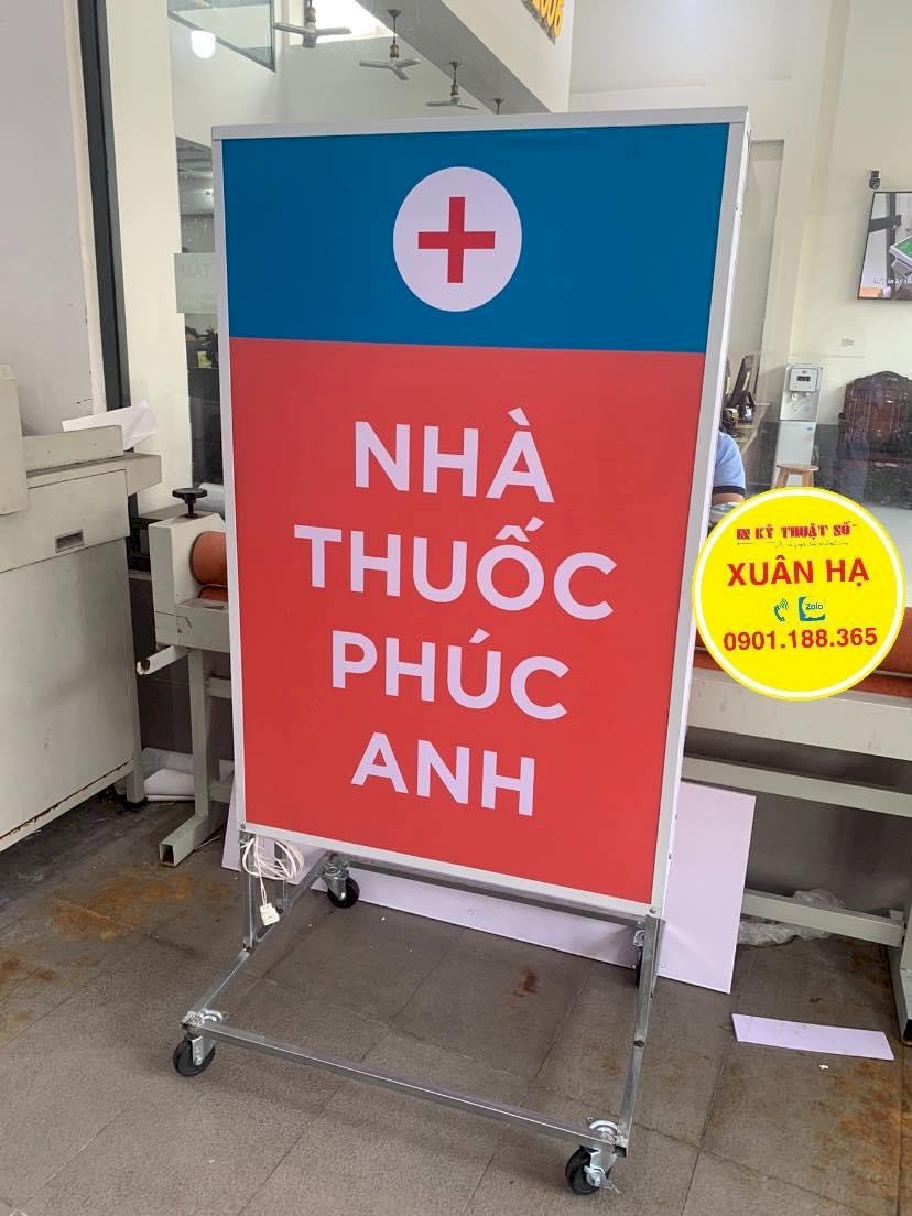 In bảng hiệu hộp đèn nhà thuốc, hộp đèn hiflex 2 mặt - INKTS1310