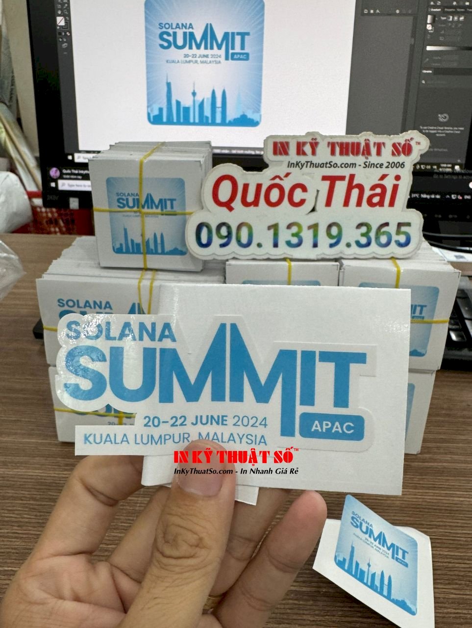 In Sticker logo sự kiện công nghệ Web3 hệ thống web phi tập trung ...