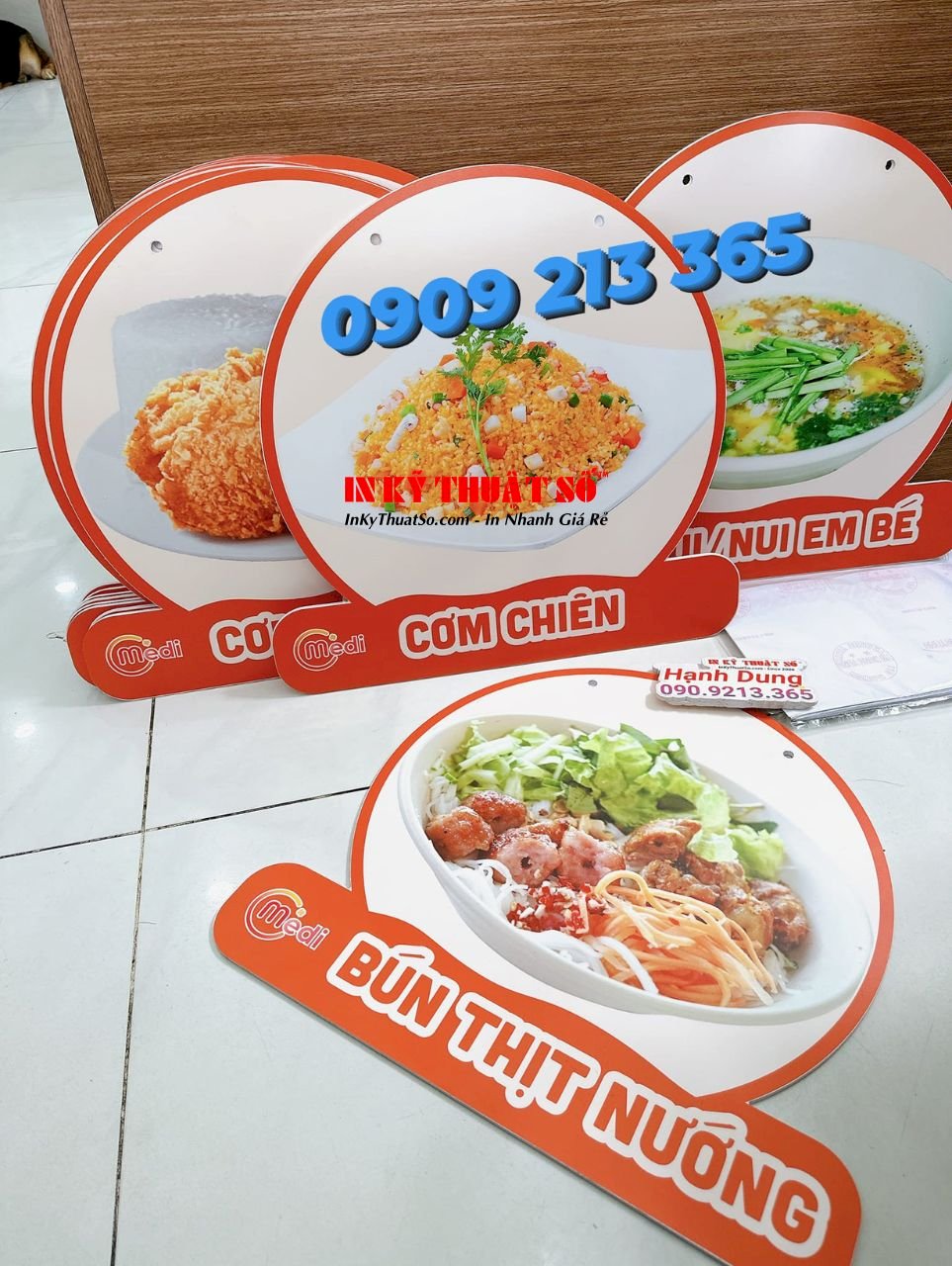 In hanger formex món ăn treo thả trần quán ăn, căn tin, cửa hàng tiện ...