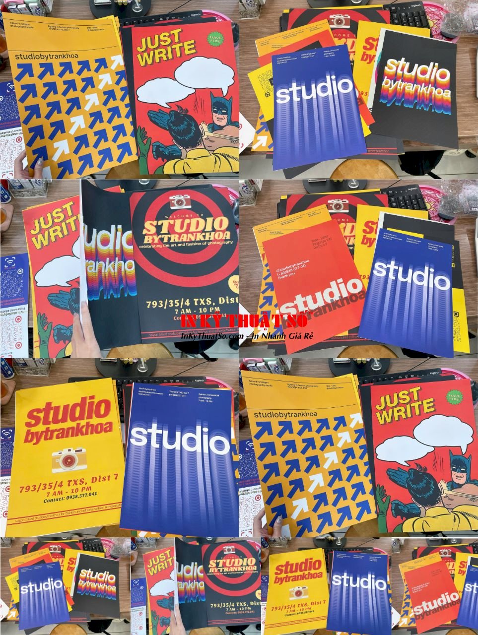 In áp phích ảnh poster A3, poster A4 giấy Couche cán màng mờ cho ...