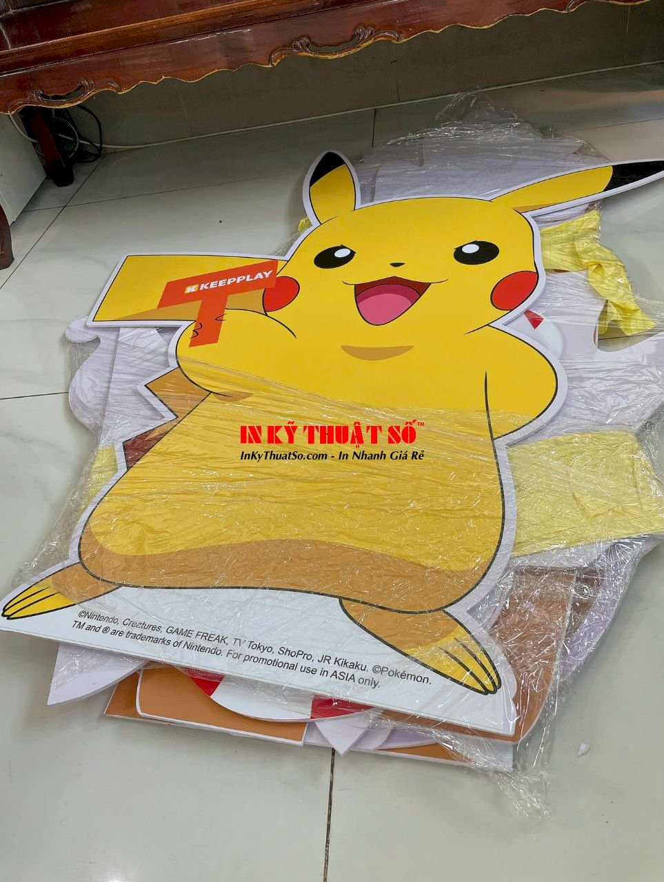 In Formex cắt CNC nhân vật hoạt hình Pikachu, Kuromi trang trí khu vui ...