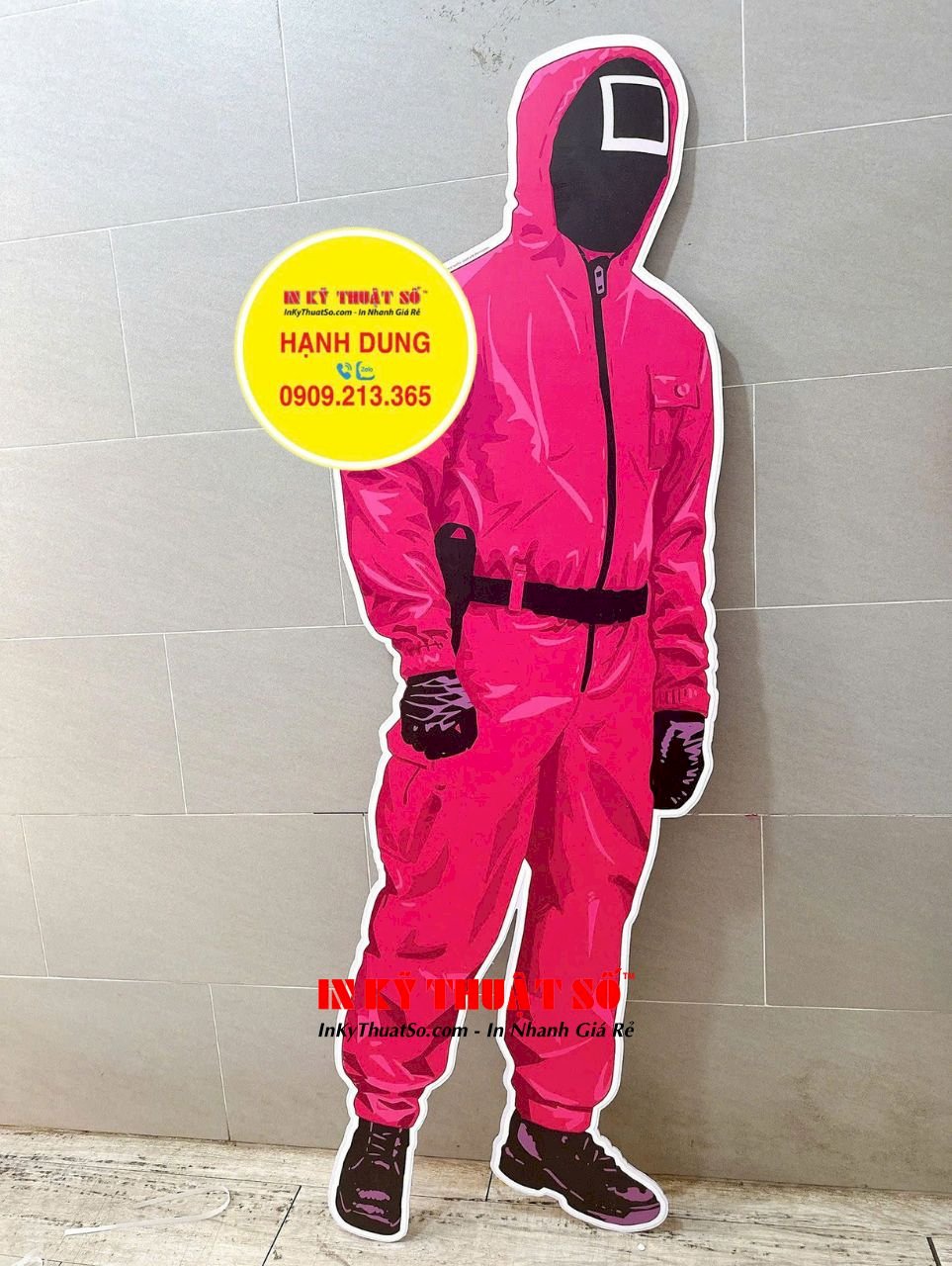 Làm mô hình Formex nhân vật Squid Game tỷ lệ 1:1 cho self photo studio ...