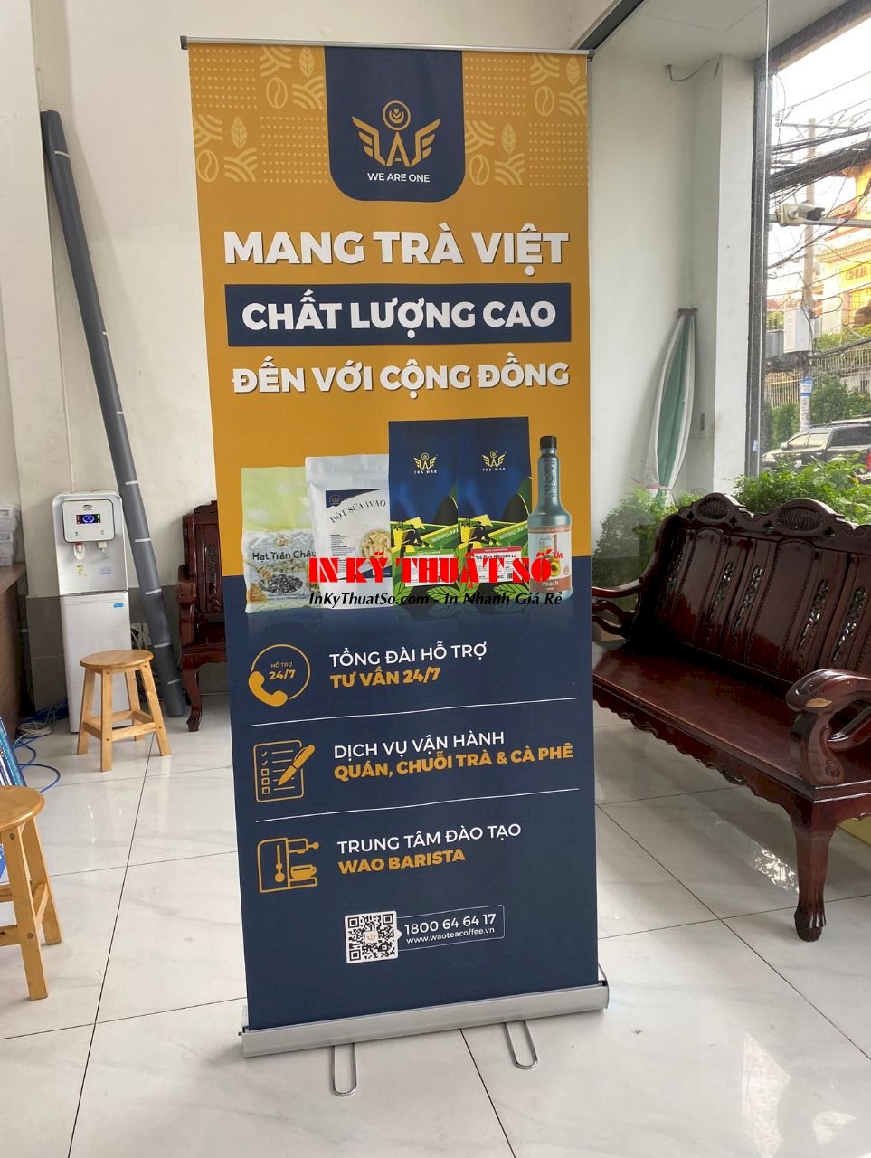 In poster khổ lớn lắp banner cuốn nhôm trưng bày sự kiện - INKTS378