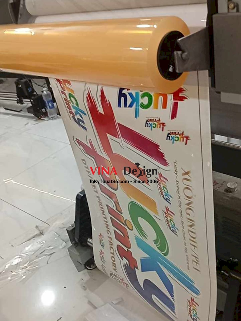 In UV DTF (Ultraviolet Direct to Film) dàn khổ 54cm x 100cm, độ bám ...